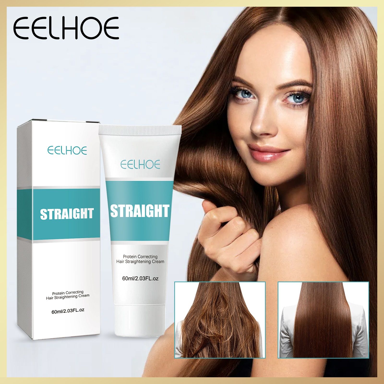 Eelhoe Protein Correction Hair Straigtening Cream | Eelhoe Official Website