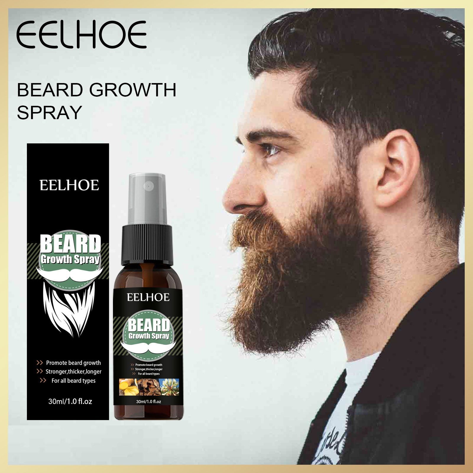 Eelhoe Beard Growth Spray | Eelhoe Official Website
